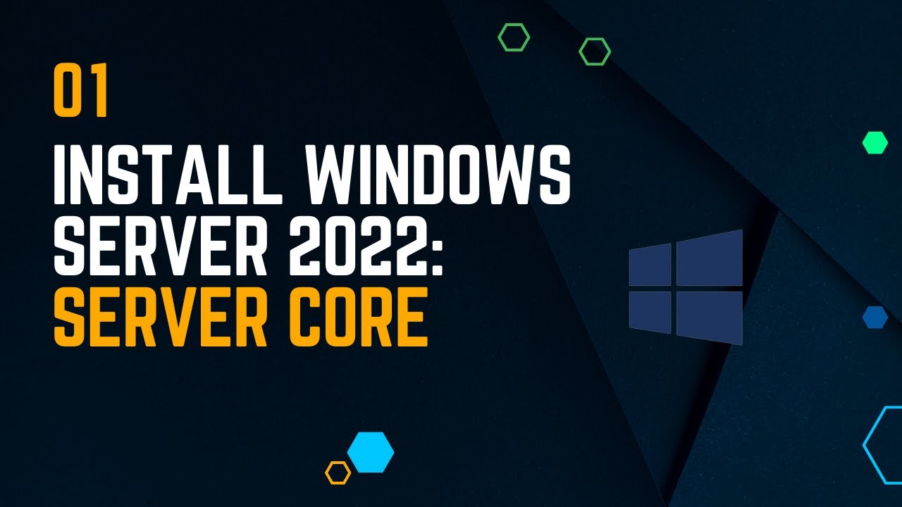 Home Lab 01 - Install Windows Server 22: Server Core | Hyper-V | PowerShell