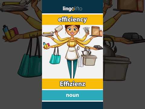 π¬π§π©πͺ efficiency - Effizienz : learn English : Lernen wir Englisch : vocabulary builder