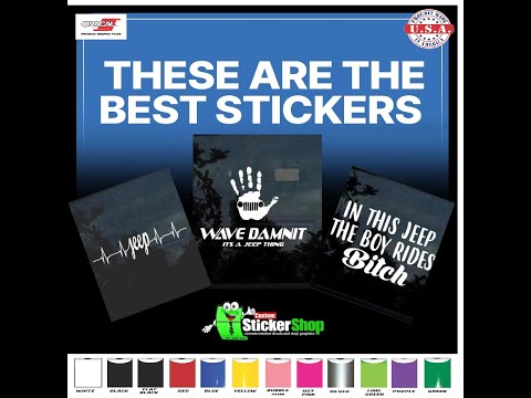 Jeep Wrangler Decals | Made in USA | Boom