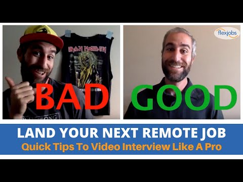 Nail Your Remote Job Video Interview - Quick Tips To Interview Like A Pro