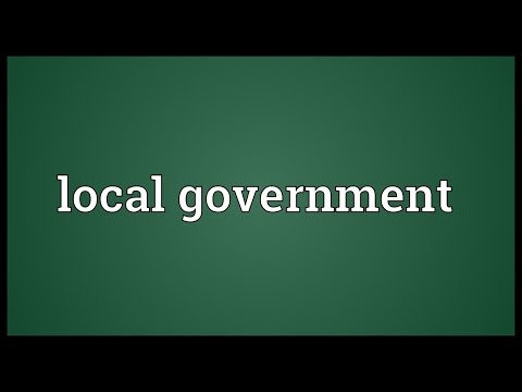 Local government Meaning