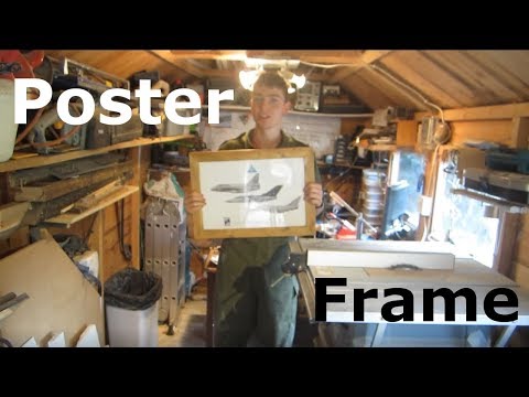 how to: make a double sided poster frame