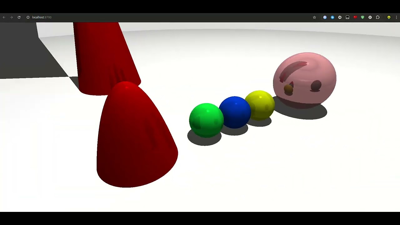 Real-time ray tracing in the browser, using WebGL2. (polynomial based)