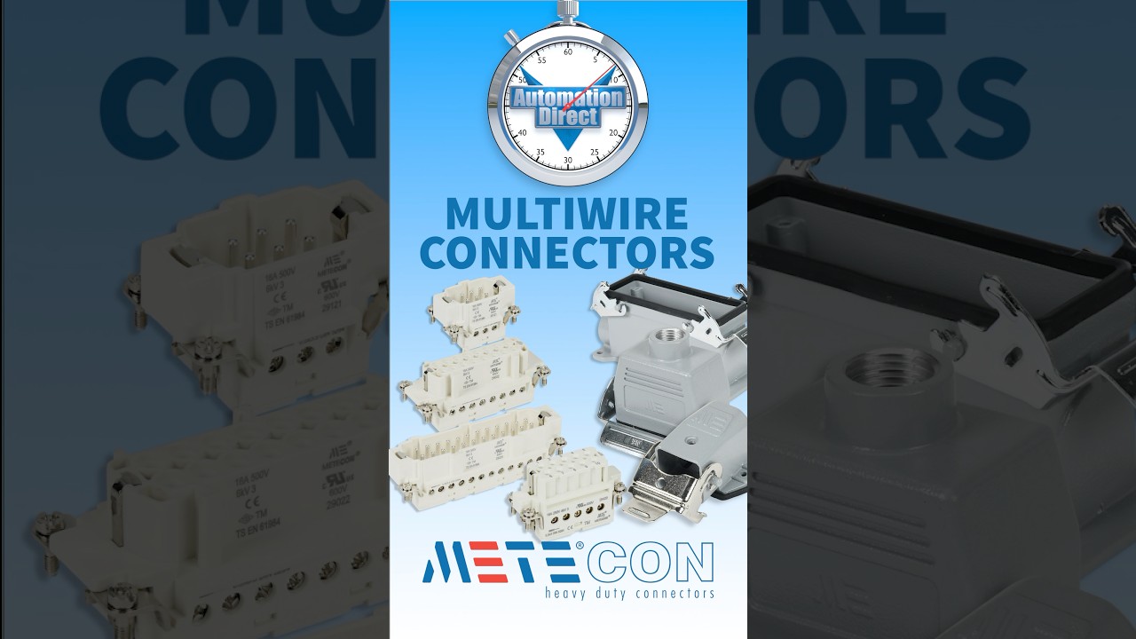 METEcon Multiwire Connectors from AutomationDirect