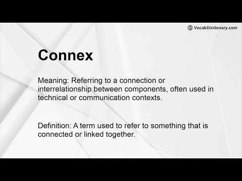 Connex Meaning