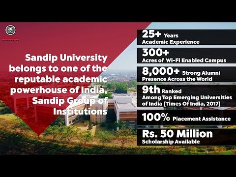 Sandip University - Admissions Open for 2018-19