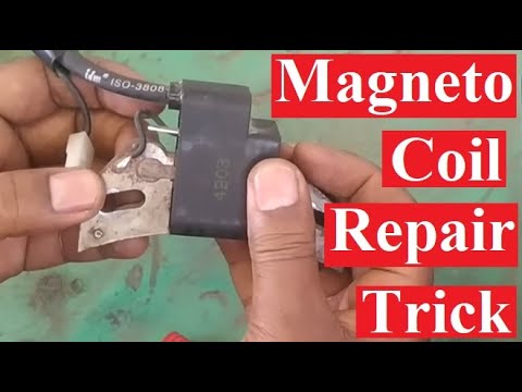 Simple trick to repair magneto ignition coil assembly