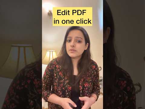 How to edit PDF file in MS word using AI Tool Wondershare PDFelement | Ritika AI | Hindi #shorts