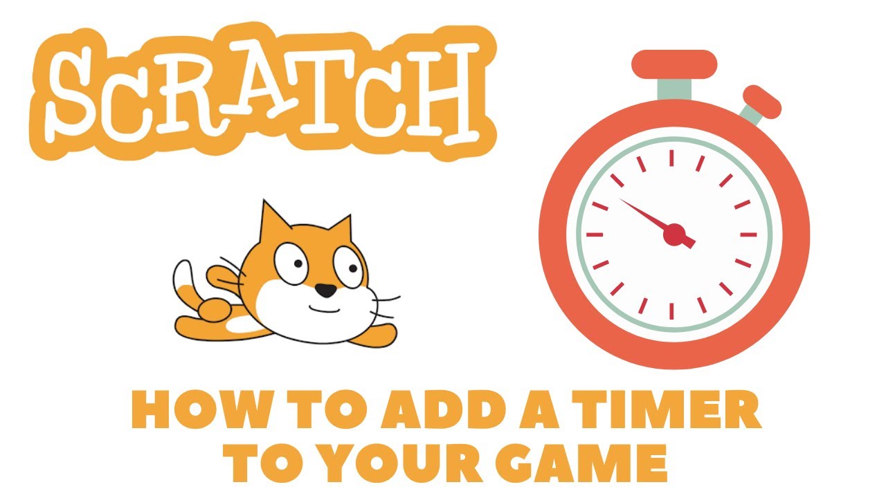 Add a Timer to your Scratch Game | Coding Tutorial Computer Games Learning