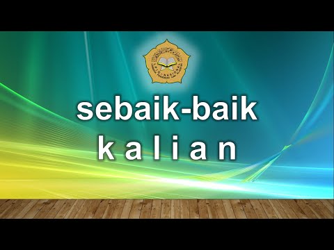 SEBAIK-BAIK KALIAN