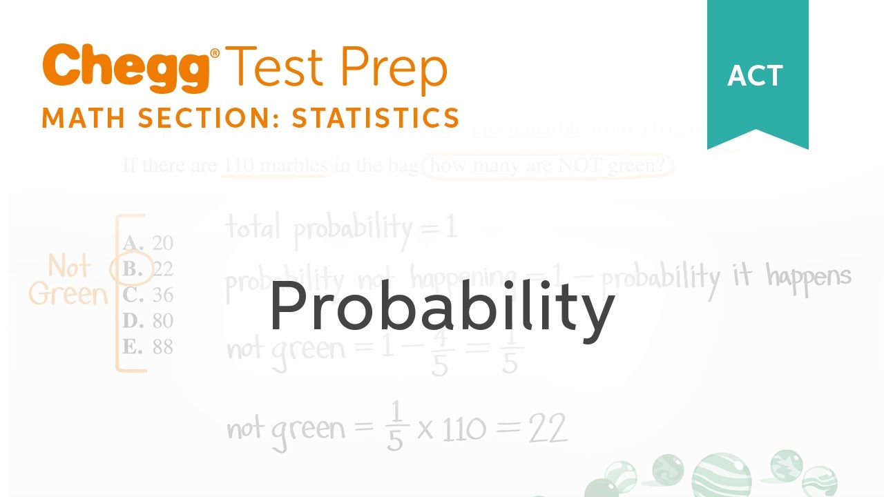 ACT Statistics: Probability - Chegg Test Prep