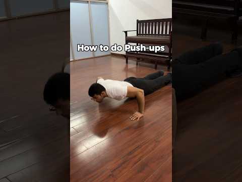 How to Do Push-Ups Correctly ✅ | Step-by-Step Guide #workout #calisthenics #shorts