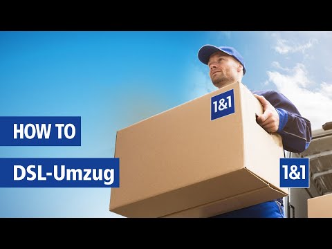 1&1 DSL-Anschluss umziehen