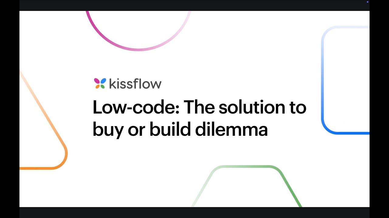 Low-Code Explained: Solving the Buy or Build Software Dilemma