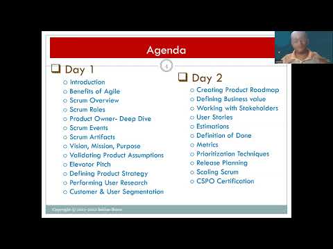 Certified Scrum Product Owner (CSPO) workshop