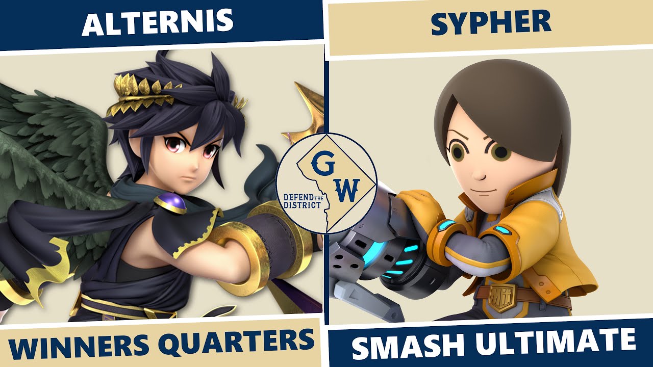 Defend The District X: Winners Quarters - Alternis (Dark Pit) Vs. Sypher (Mii Gunner) SSBU