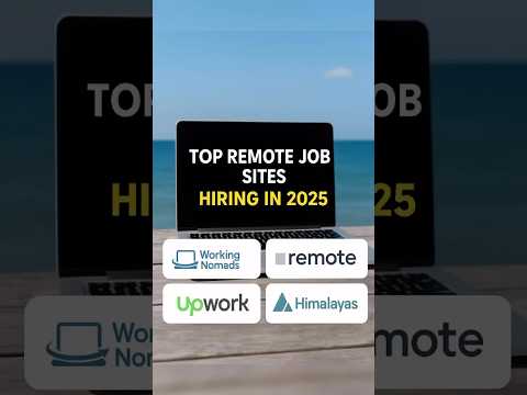 Top Remote Job Sites Hiring in 2025 💻🌍 | WFH | Work From Anywhere!#homebasedjob #fresherjobs #jobs