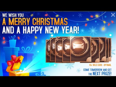 Asphalt 8: Christmas rewards, 10×wild cards