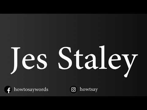 How To Pronounce Jes Staley