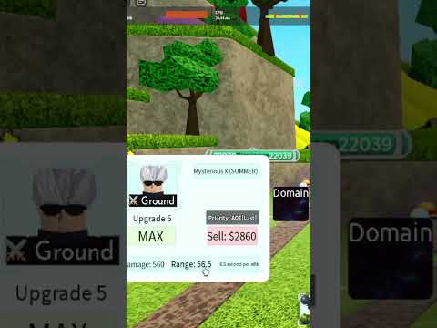 What Range will Gojo get with Merlin Buff? All Star Tower Defense | Roblox