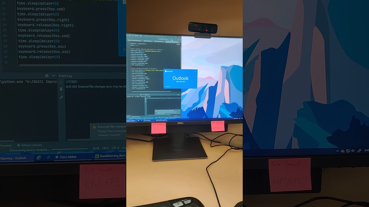 Good Morning Python Script Rev 1