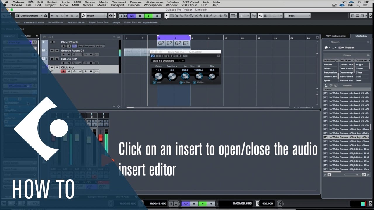 Open/Close Multiple Inserts Key Command - Cubase - Steinberg Forums