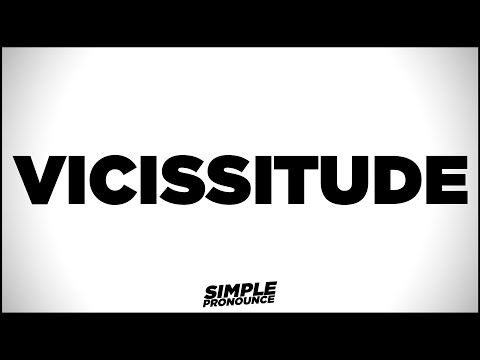 How to Pronounce Vicissitude - Simple Pronounce
