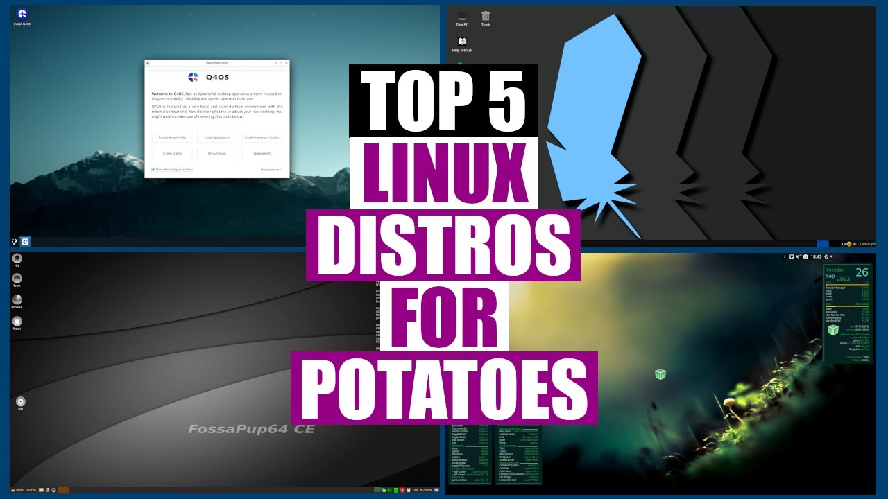 Top 5 Linux Distros For Older Hardware