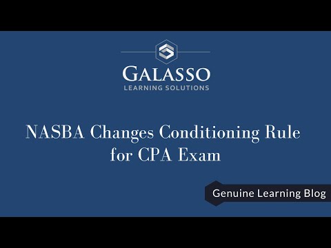NASBA Changes Conditioning Rule for CPA Exam