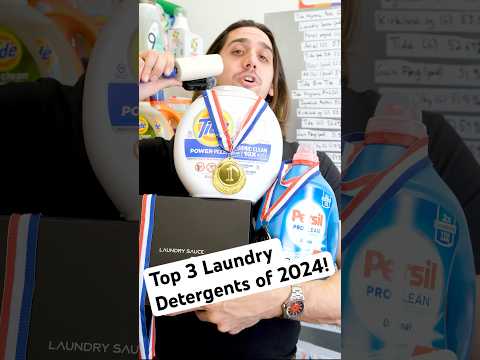 Top 3 Laundry Detergents of 2024 #laundry #laundrydetergent #laundrytips