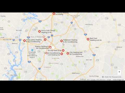 Air Conditioning Repair Charlotte NC via Google map