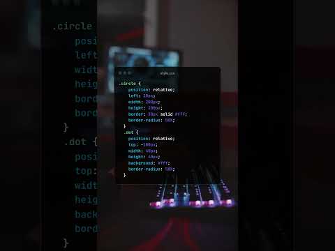 How to create Instagram logo using HTML CSS #html #css #instagram #codebyumair #shorts