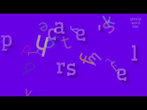 How to say "percale's"! (High Quality Voices)