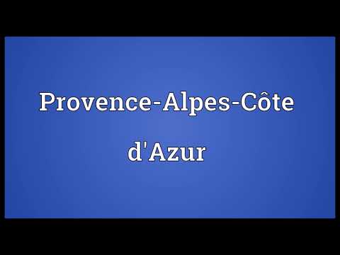 Provence Alpes Côte d'Azur Meaning | Wordogram