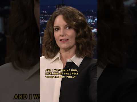 #TinaFey’s Philly accent came back as soon as her tour with #AmyPoehler stopped in Philadelphia. 😂