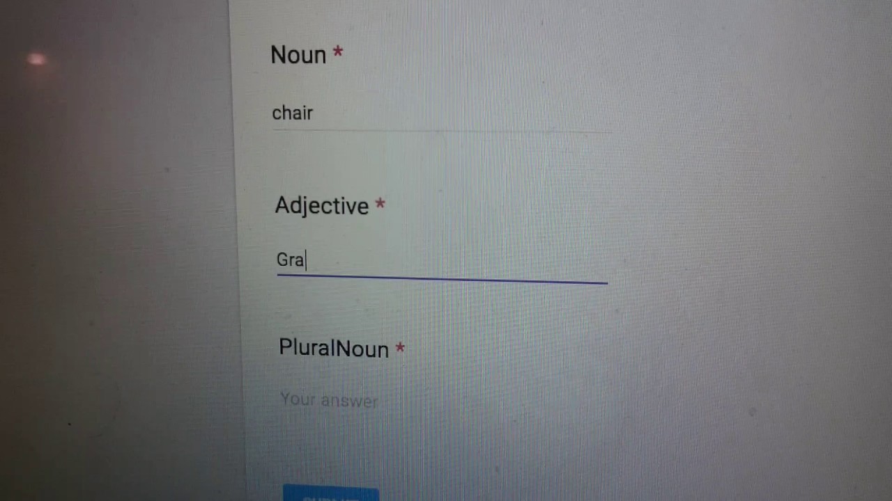 Mad Libs Generator Coding Challenge Part 4