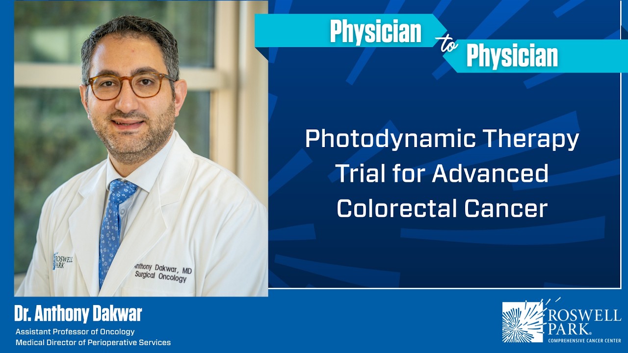 Physician to Physician | New Phase I/II Photodynamic Therapy Trial for Colorectal Cancer