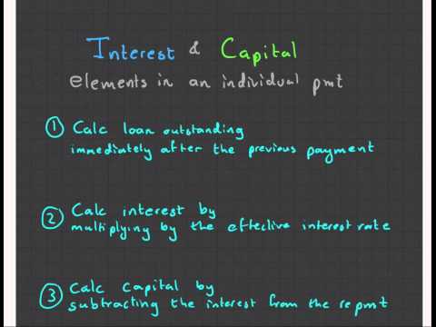 CT1 Chapter 9 Loan Schedules (Actuarial Science)