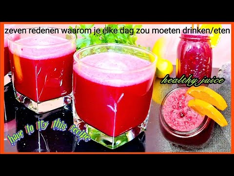 biet recept/ zeven redden waarom moetje elke dag rode biet hebben 👌
