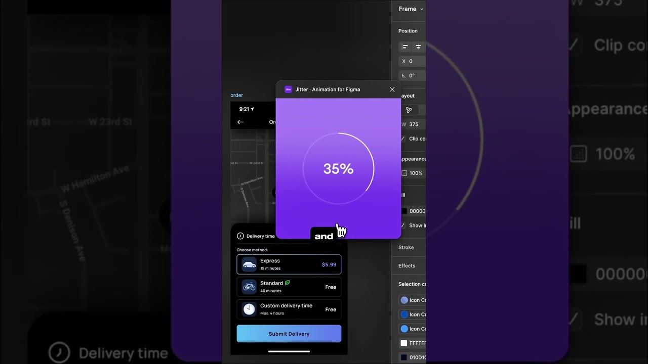Animating map route with Figma and Jitter is easy!