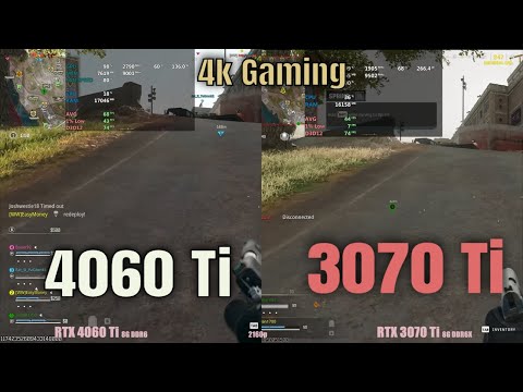 RTX 4060 Ti vs RTX 3070 Ti 4k Gaming