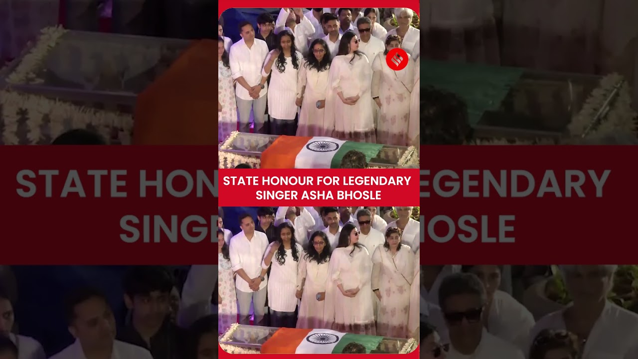 State Tribute For Iconic Singer Asha Bhosle