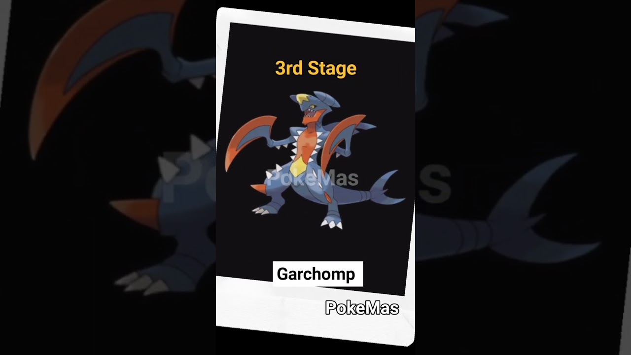Evolution of Garchomp|#16|PokeMas| #pokemon