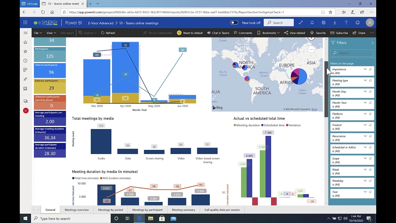 E-visor for Microsoft Teams