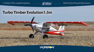 E-flite Turbo Timber Evolution 1.5m PNP, plováky | Reichard Modelsport