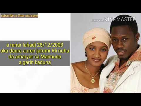 The history of Auran King of Kannywood Ali Nuhu and lovely wife anty Maimuna