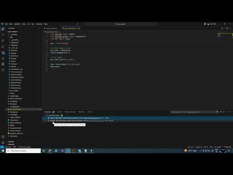 Import barcode could not be resolved Pylance - Python Error