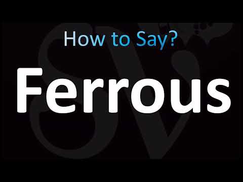 How to Pronounce Ferrous (CORRECTLY!)