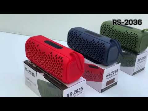 RS-2036                 portable wireless bluetooth speaker