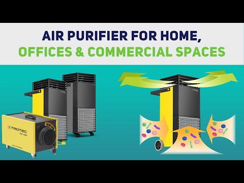 Air purifiers for home, offices and commercial spaces